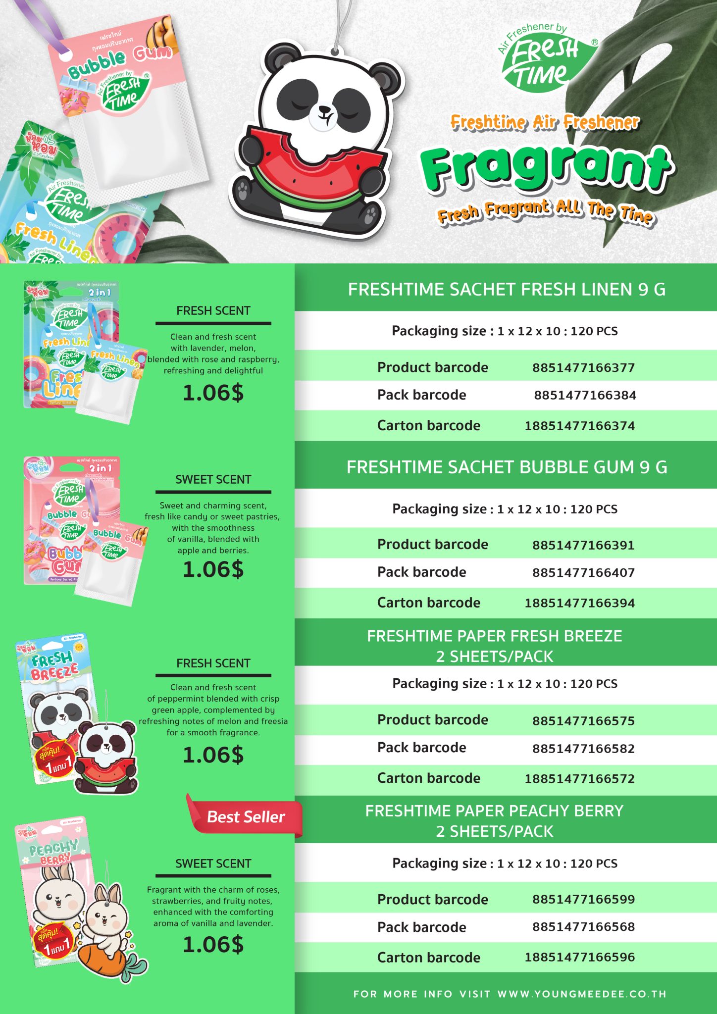 Freshtime - Youngmeedee Future Group The leading dealer only