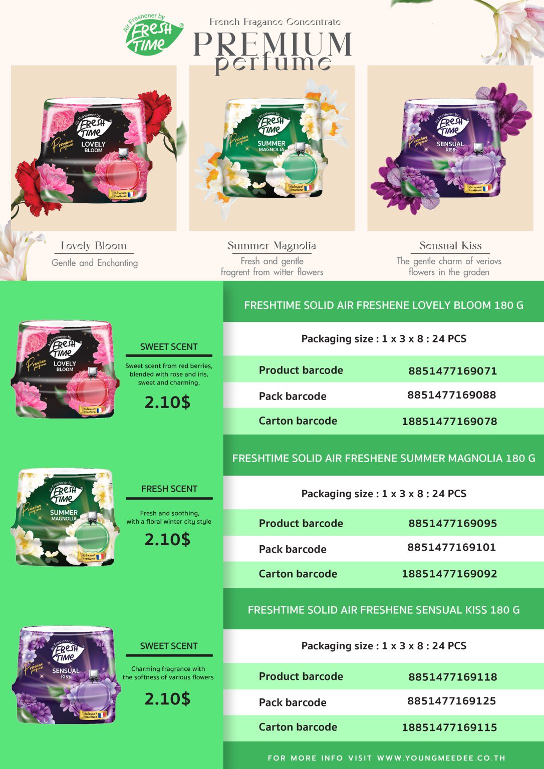 Freshtime - Youngmeedee Future Group The leading dealer only